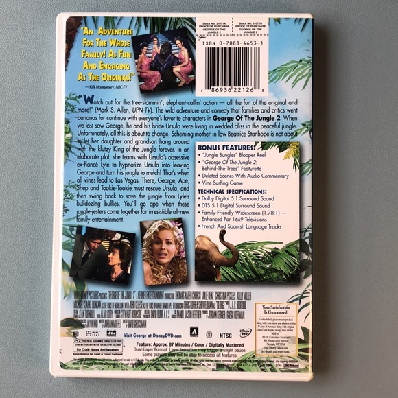 DVD | Media | Disney George Of The Jungle 2 | Poshmark